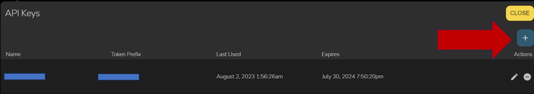 How to create an API token